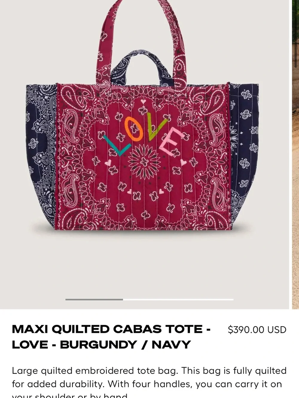 call it by your name | Bags | Call It By Your Name Large Maxi Cabas ...